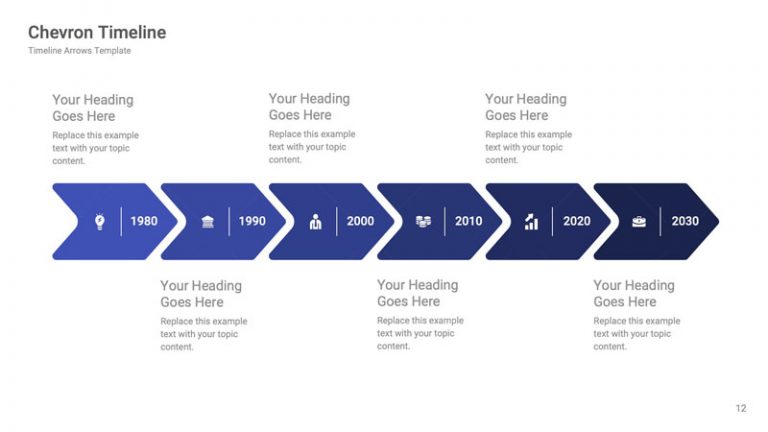 Best Arrow Timelines Diagram PowerPoint (PPT) Template for 2025 - FlySlides