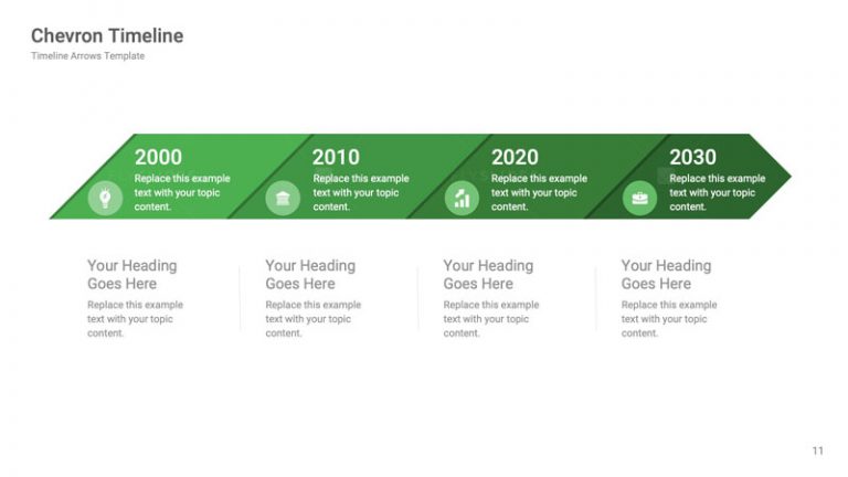 Best Arrow Timelines Diagram PowerPoint (PPT) Template for 2025 - FlySlides