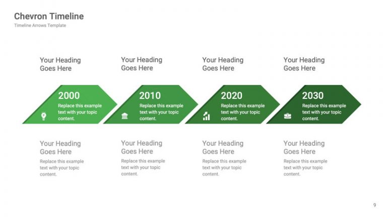 Best Arrow Timelines Diagram PowerPoint (PPT) Template for 2025 - FlySlides