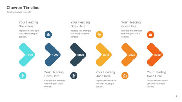 Best Arrow Timelines Diagram PowerPoint (PPT) Template for 2025 - FlySlides