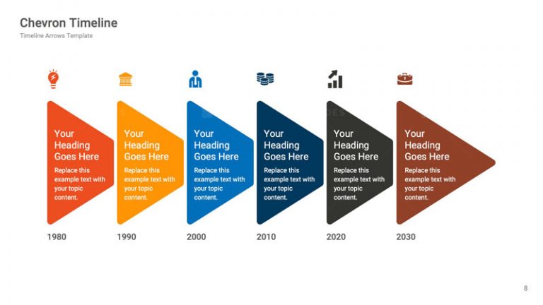 Best Arrow Timelines Diagram PowerPoint (PPT) Template for 2025 - FlySlides