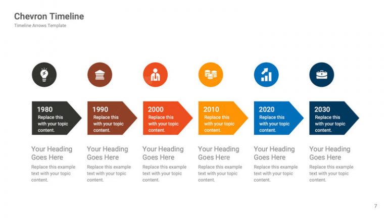 Best Arrow Timelines Diagram PowerPoint (PPT) Template for 2025 - FlySlides