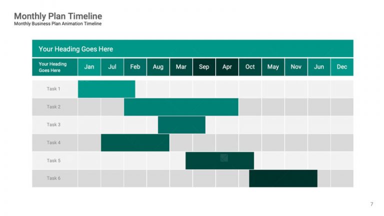 Best Monthly Plan Timelines Diagram PowerPoint (PPT) Template for 2025 ...