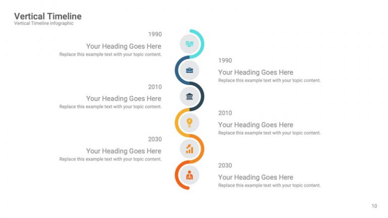 Best Vertical Timelines Diagram PowerPoint (PPT) Template for 2025 ...