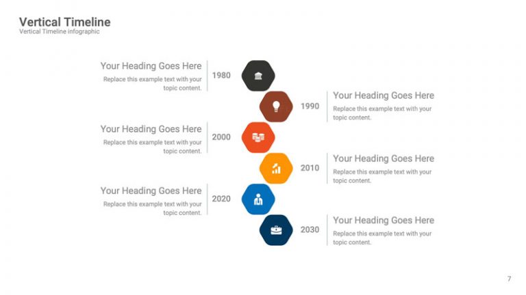 Best Vertical Timelines Diagram PowerPoint (PPT) Template for 2025 ...
