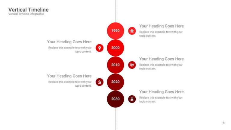 Best Vertical Timelines Diagram PowerPoint (PPT) Template for 2025 ...