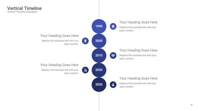 Best Vertical Timelines Diagram PowerPoint (PPT) Template for 2025 ...