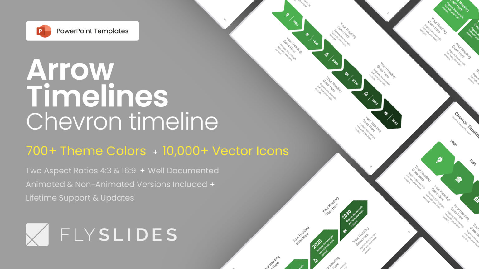 Best Arrow Timelines Diagram PowerPoint (PPT) Template for 2025 - FlySlides