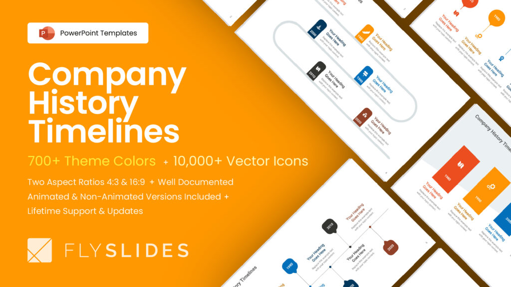 Best Company History Timelines Diagram PowerPoint (PPT) Template for ...