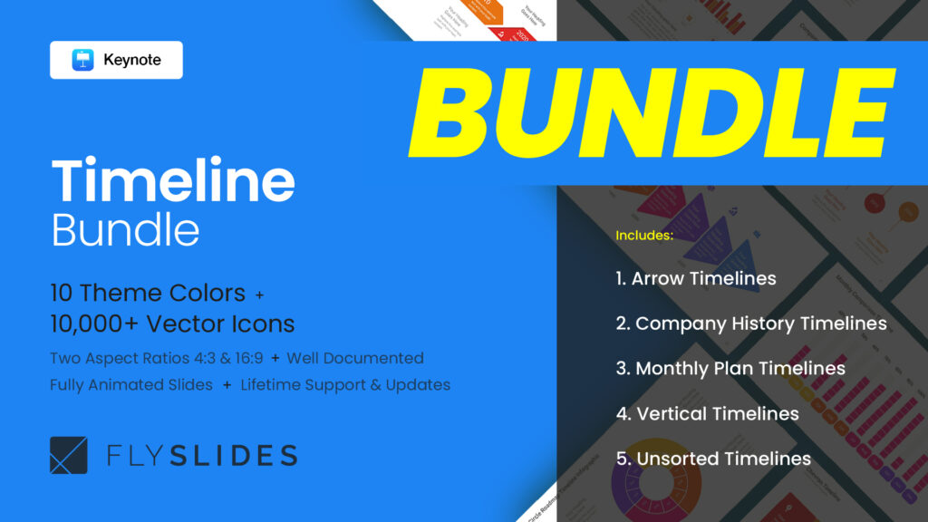 Best Timeline Bundle Infographic Diagrams Keynote Template for 2025 ...