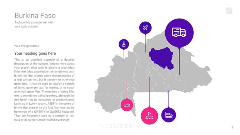 Best Africa Continent and Country Maps Google Slides Template(Theme ...