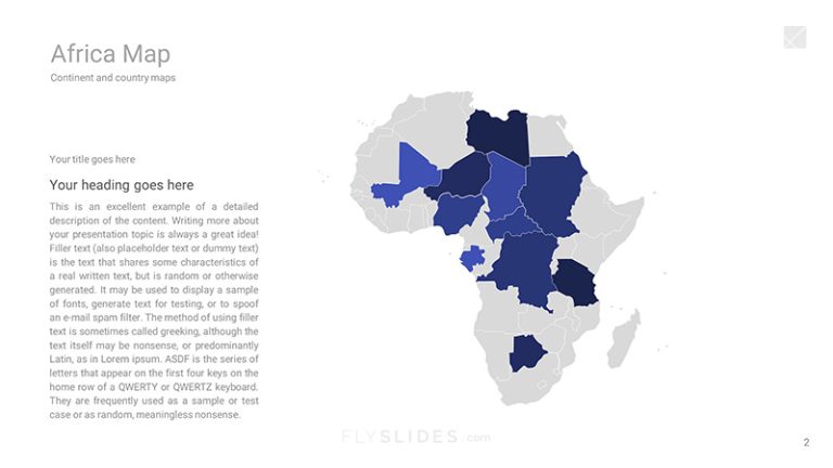 Best Africa Continent and Country Maps Google Slides Template(Theme ...