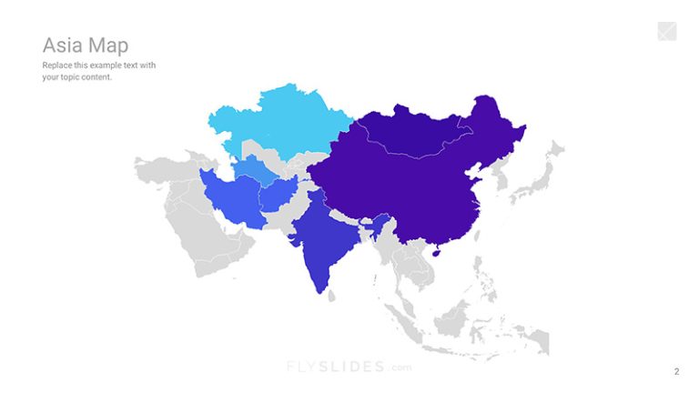 Best Asia Continent and Country Maps Google Slides Template (Theme) for ...