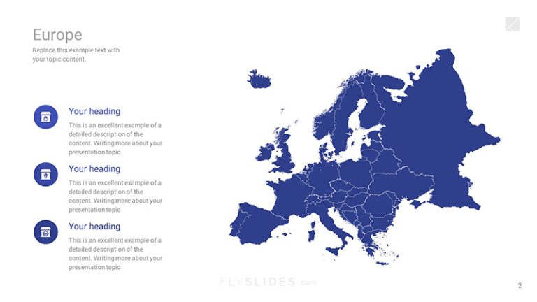 Best Europe Continent and Country Maps Google Slides Template (Theme ...