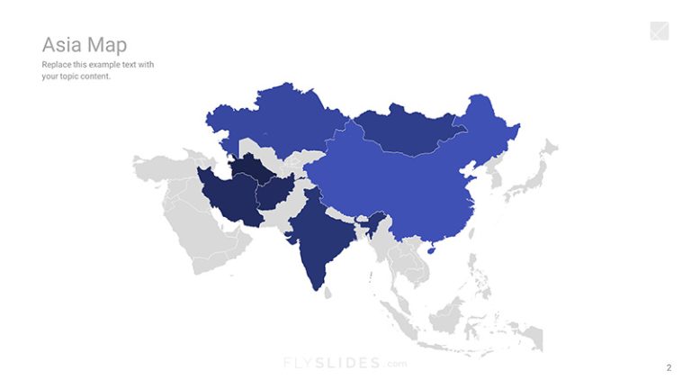 Best Asia Continent and Country Maps Google Slides Template (Theme) for ...