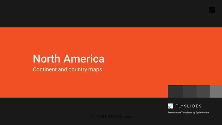 Best North America Continent and Country Maps Keynote Template for 2025 ...