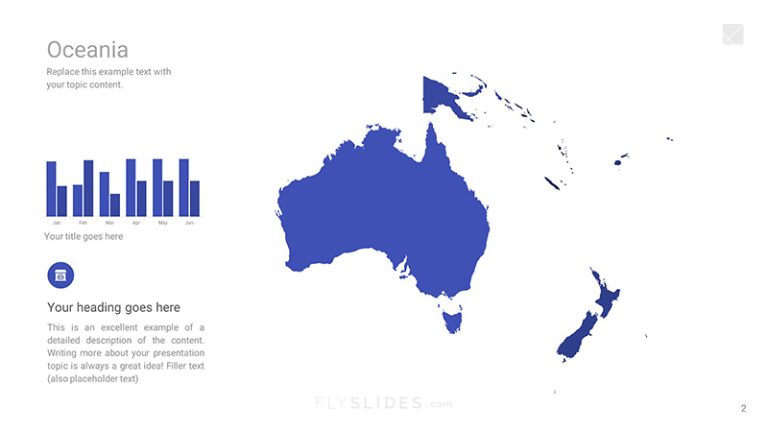 Best Oceania Continent and Country Maps PowerPoint (PPT) Template for ...